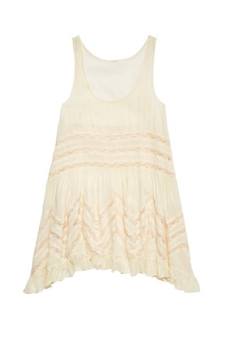 Intimately Voile and Lace Trapeze Slip at Free People Clothing Boutique