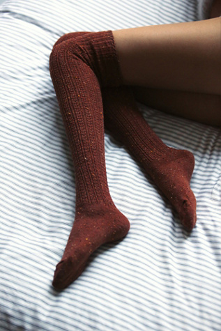 Speckled Slouch Tall Sock at Free People Clothing Boutique