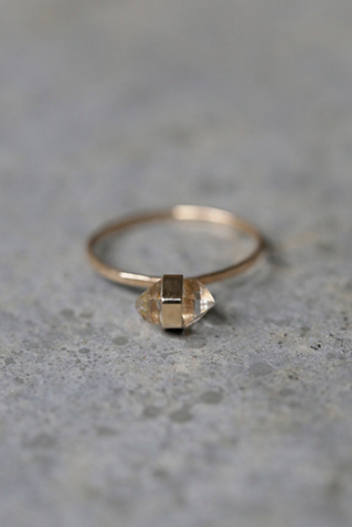 Melissa Joy Manning Herkimer Diamond Ring at Free People Clothing Boutique