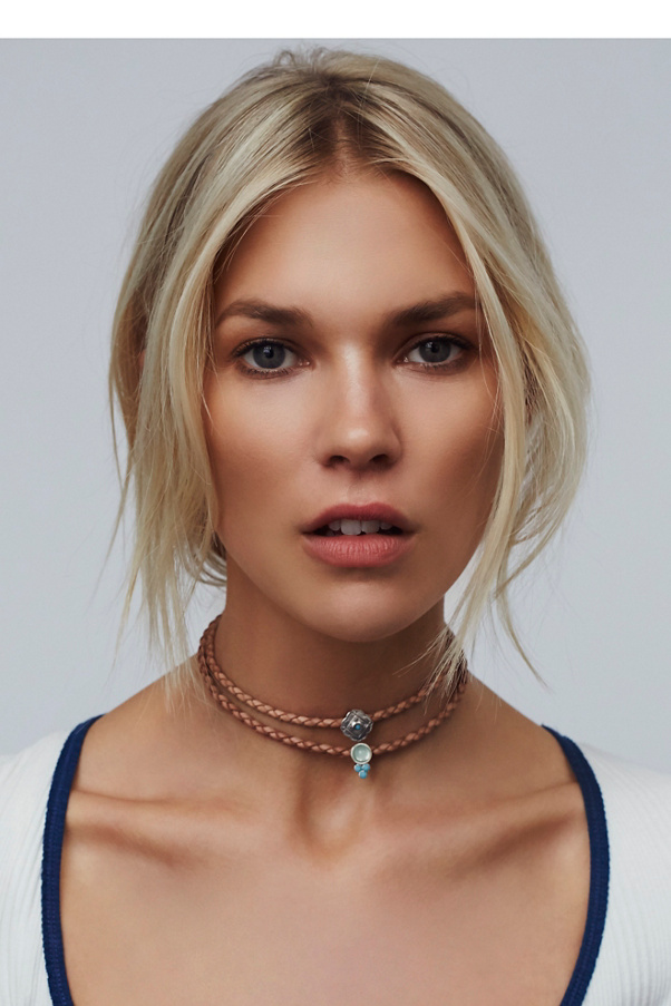 FP Collection Double Leather Short Choker at Free People Clothing Boutique