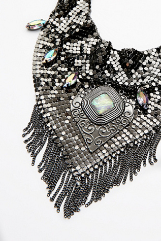 Grace Chainmail Collar at Free People Clothing Boutique