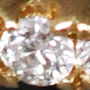 18K Diamond Helix Hoop Earring at Free People Clothing Boutique