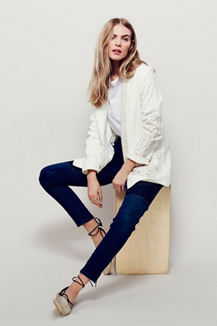 Embroidered Easy Open Jacket at Free People Clothing Boutique