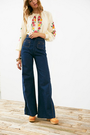 Vintage 1970s Flared Denim at Free People Clothing Boutique