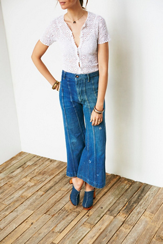 Vintage 1970s Flared Jeans at Free People Clothing Boutique