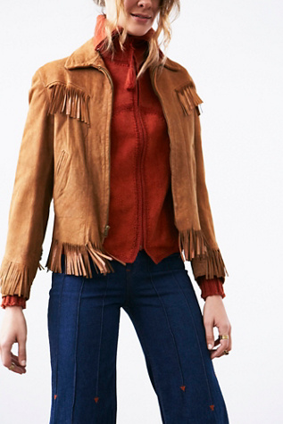Vintage Suede Western Jacket at Free People Clothing Boutique