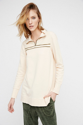 Just a Half Zip Pullover at Free People Clothing Boutique