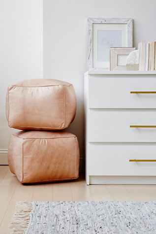Mindahome Small Square Pouf at Free People Clothing Boutique