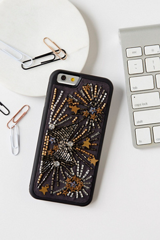 FP Collection Fireworks Beaded iPhone Case at Free People Clothing Boutique