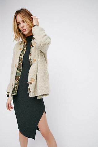 Teddy Toggle Coat at Free People Clothing Boutique