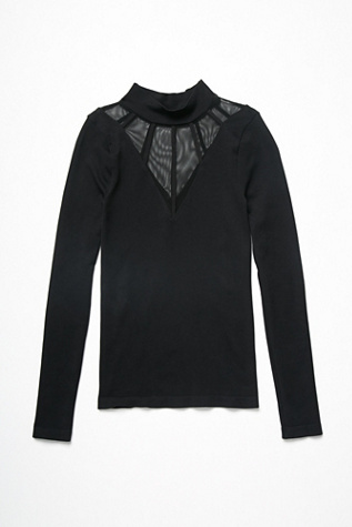 Intimately Mesh Cage Mock Neck Top at Free People Clothing Boutique