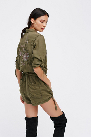Fine and Fluid Embroidered One Piece at Free People Clothing Boutique