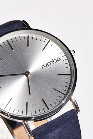 Rumba Time SoHo Leather Band Watch at Free People Clothing Boutique