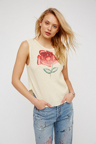 Red Rose Tank at Free People Clothing Boutique