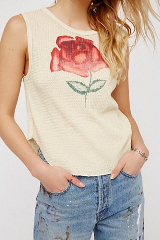 Red Rose Tank at Free People Clothing Boutique