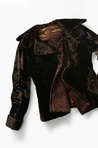 Vintage Loves Vintage Victorian Velvet Coat at Free People Clothing ...