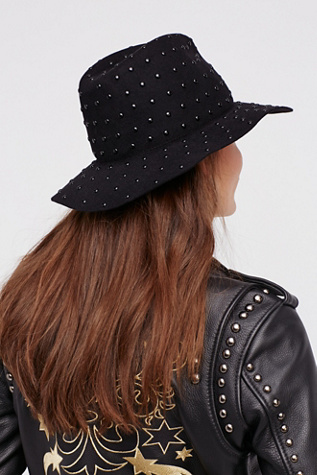 Mica Studded Fedora at Free People Clothing Boutique