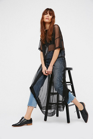 Intimately Sheer Dot Mesh Slip at Free People Clothing Boutique