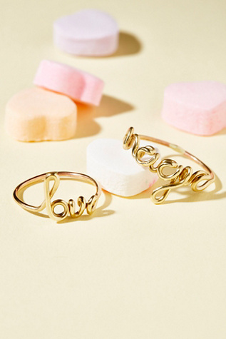 Amarilo x Free People Talk Back Ring Set at Free People Clothing Boutique