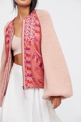 Two Faced Embroidered Jacket at Free People Clothing Boutique
