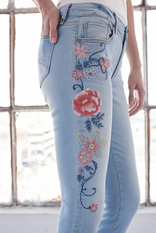 Embellished Jeans | Embroidered, Patchwork & More | Free People