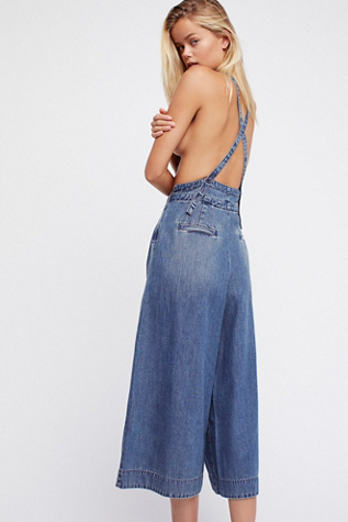 Great Reflection Denim One-Piece at Free People Clothing Boutique