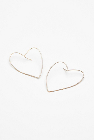 Wendy Faye Front Facing Shape Hoops at Free People Clothing Boutique